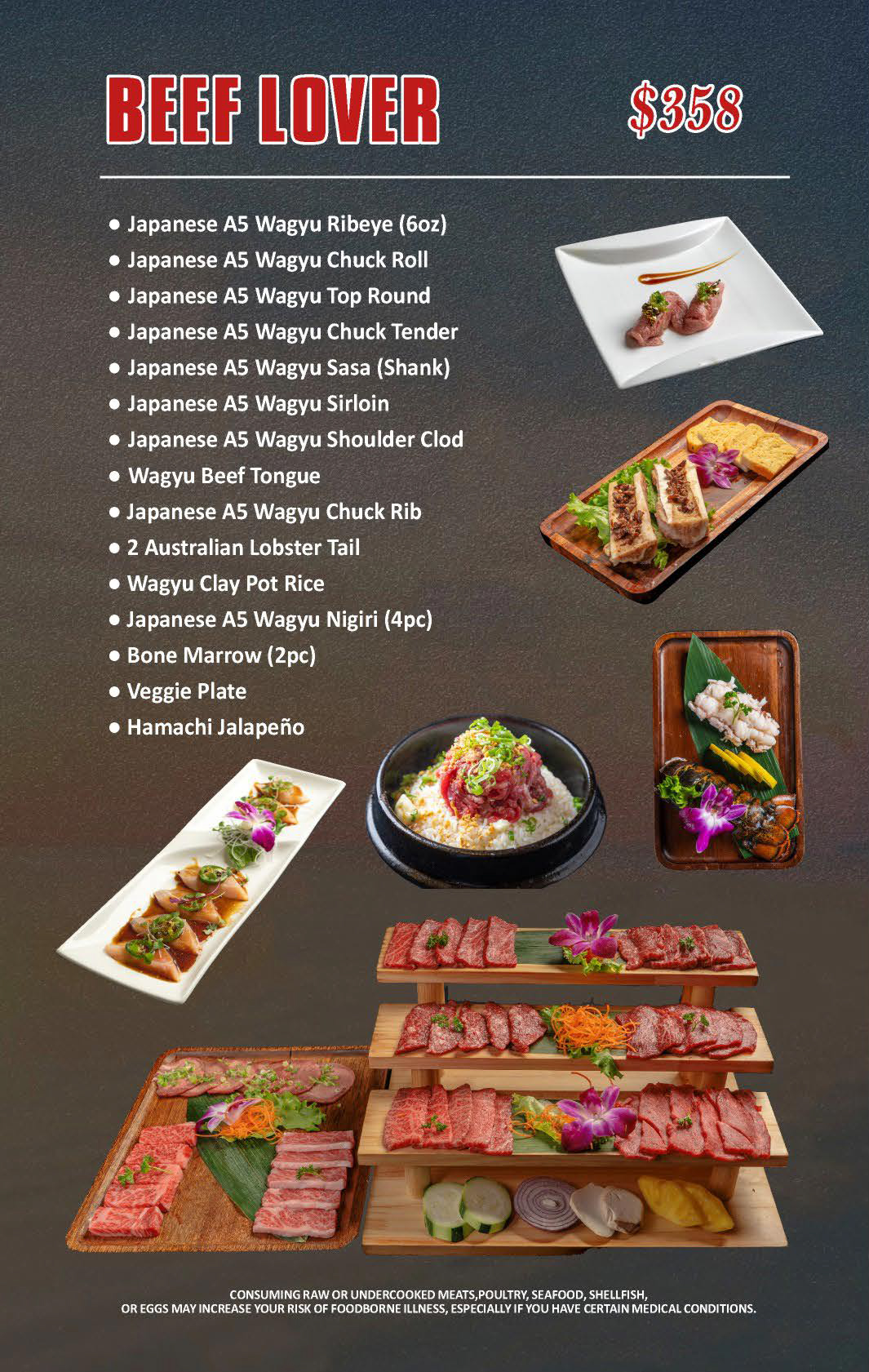 Our Menu – Toro Sushi Stone Grill & Bar